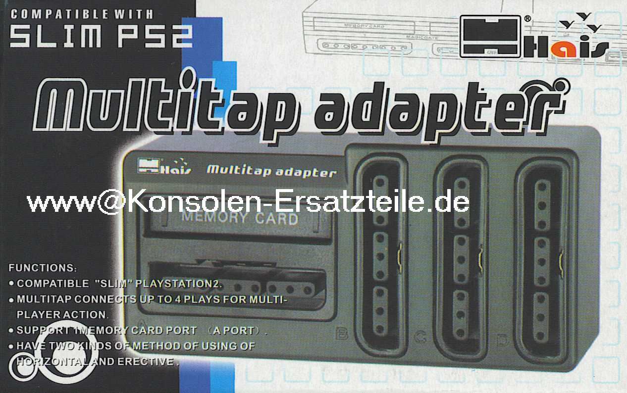 Multiplay-Adapter für die PS2-Slim - SCPH70004!